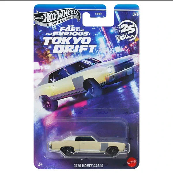 Hot Wheels 2026 Premium Fast & Furious Tokyo Drift Silver Series Set o ...