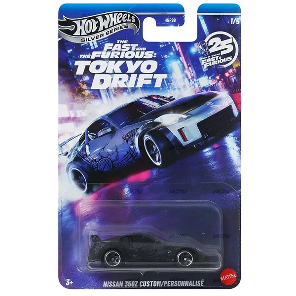 Hot Wheels 2026 Premium Fast & Furious Tokyo Drift Silver Series Set o ...