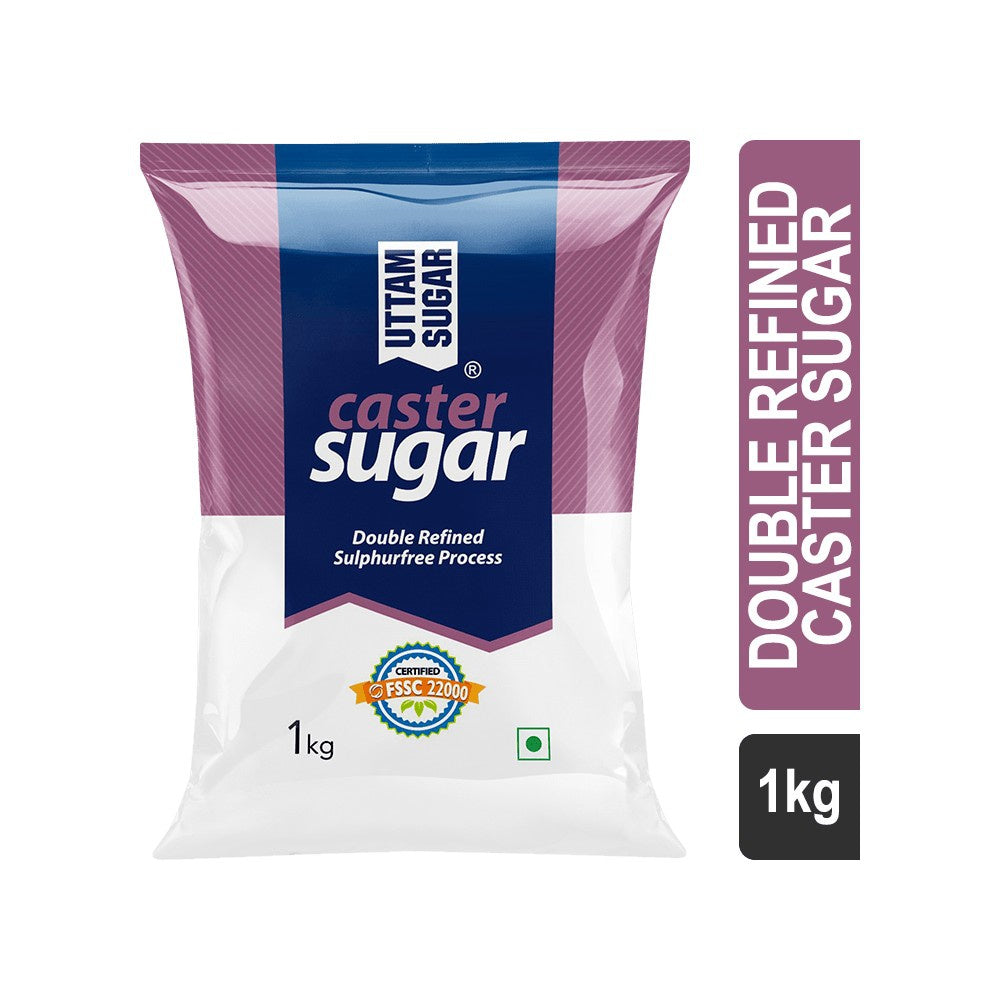 Uttam Double Refined Castor sugar : 1 kg – Prithvi Enterprises