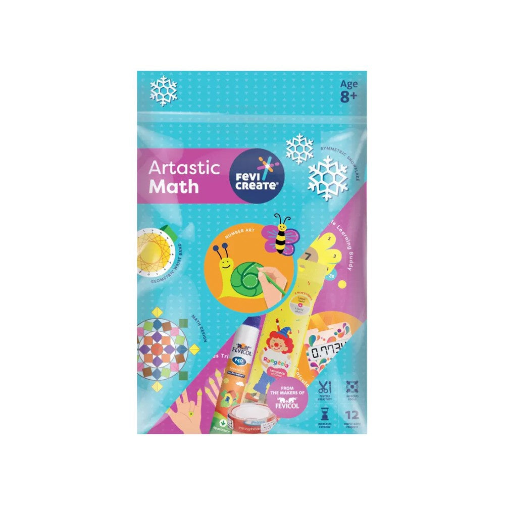 Pidilite Fevicreate Artastic Math DIY Art & Craft Kit : 1 set – Prithvi ...
