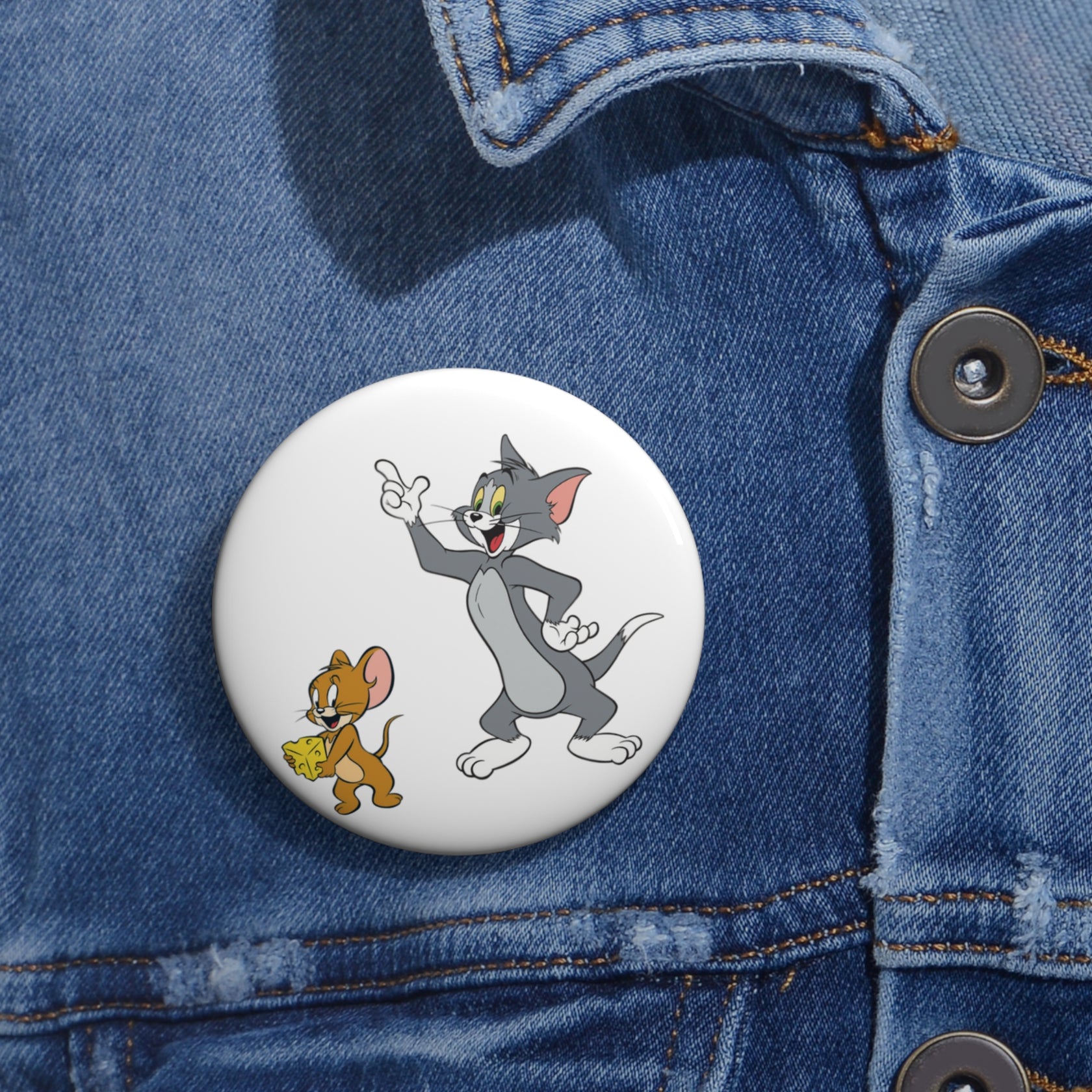 Tom and Jerry - Say Cheese: Printed Button Badge – Prithvi Enterprises